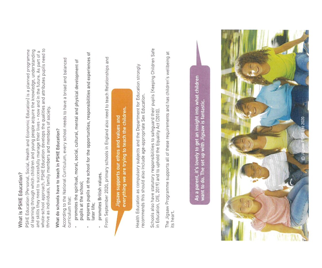 Staynor Hall Community Primary Academy » What is PSHE? A Guide for Parents